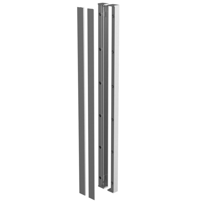 Easy Glass View profielset hoogte 1100 mm zijkant model 6839 aluminium ...