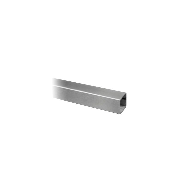 RVS koker 80 x 80 x 2,0 mm RVS-304 K320 geslepen
