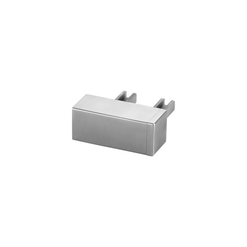 Muurflens 90 graden voor U-profielbuis 65 x 40 x 1,5 mm vast RVS-316 ...