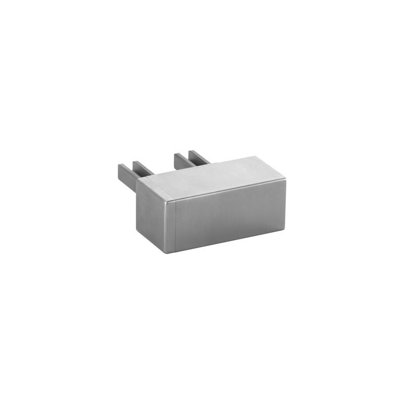 Muurflens 90 graden voor U-profielbuis 65 x 40 x 1,5 mm vast RVS-316 ...