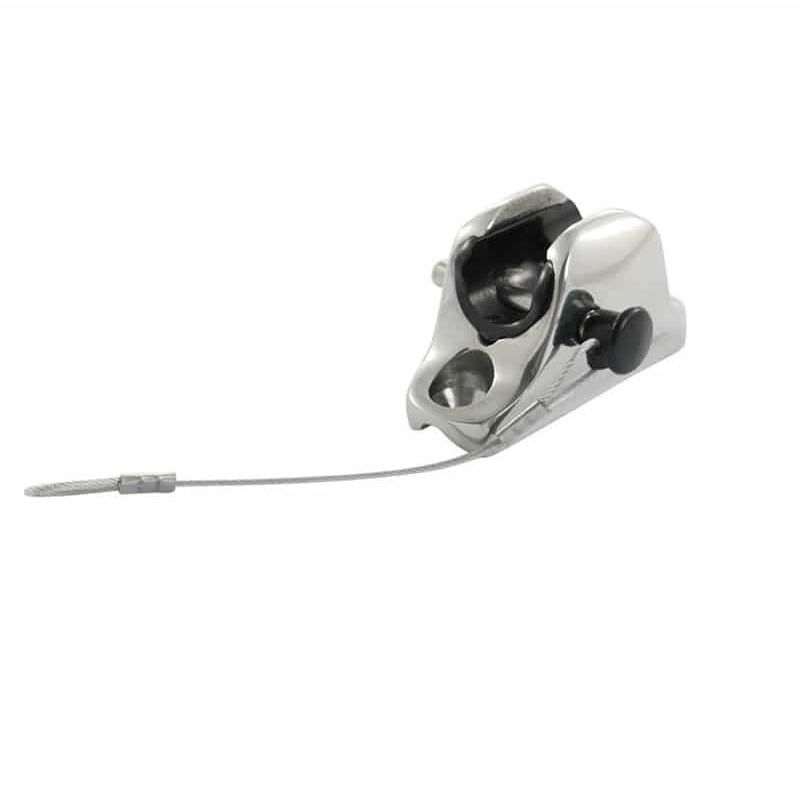 Buisklem met een veiligheidskabel RVS-316 (A4)