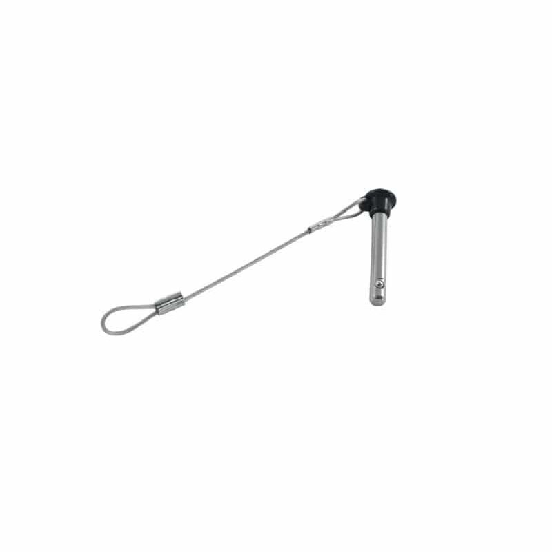 Vergrendelpen met veiligheidskoord, Ã˜4,8mm RVS-316 (A4)