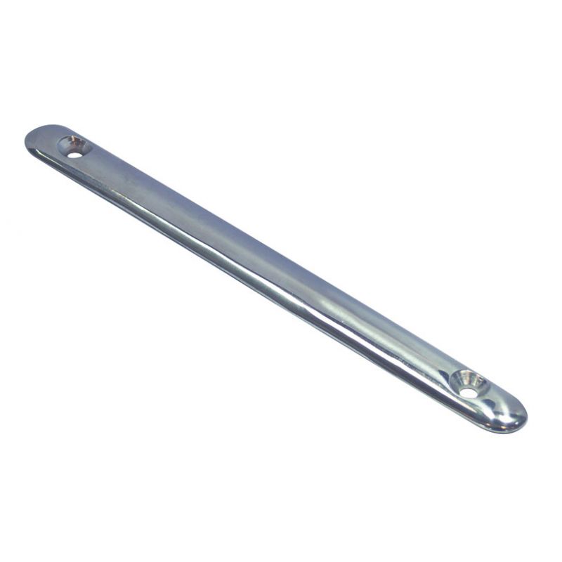 Stootlijst halfrond en massief, 13x450mm RVS-316 (A4)