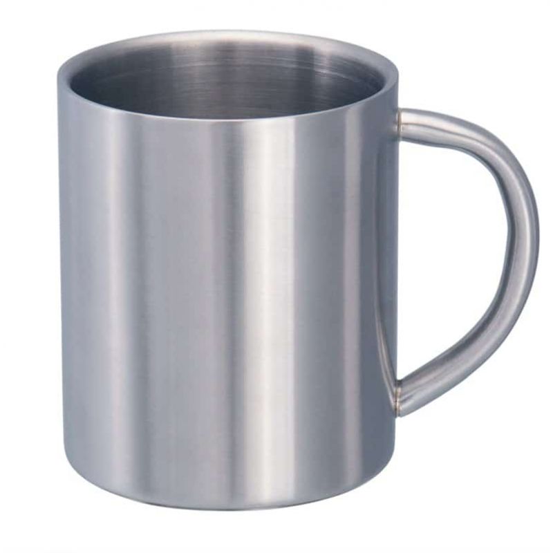 Dubbelwandige mok, 0,3 liter RVS-304