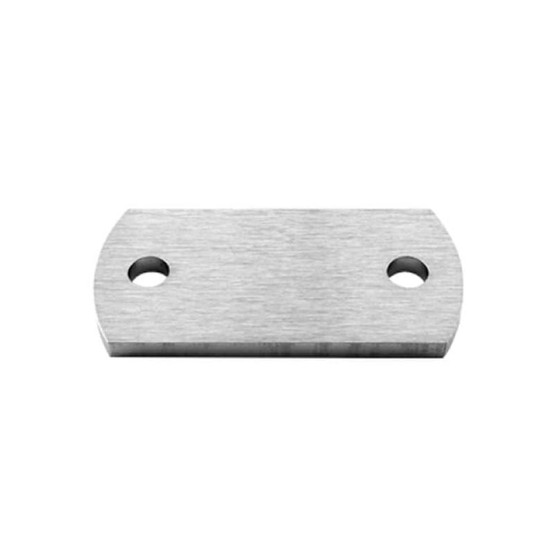Ankerplaat 100 x 50 x 6 mm RVS-304 mat geslepen