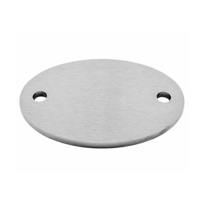 Ankerplaat 130 x 90 x 6 mm RVS-304 mat geslepen