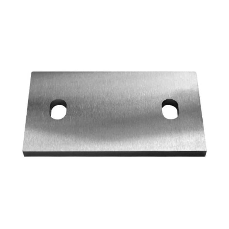 Ankerplaat 140 x 80 x 8 mm RVS-304 mat geslepen