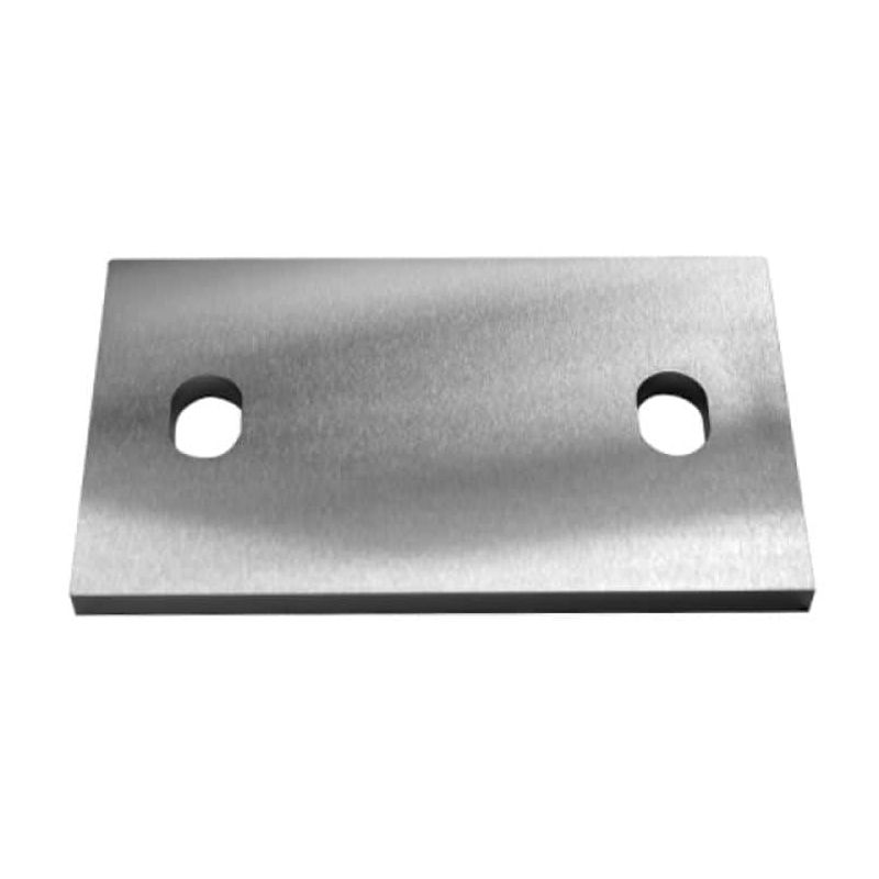 Ankerplaat 150 x 90 x 8 mm RVS-304 mat geslepen