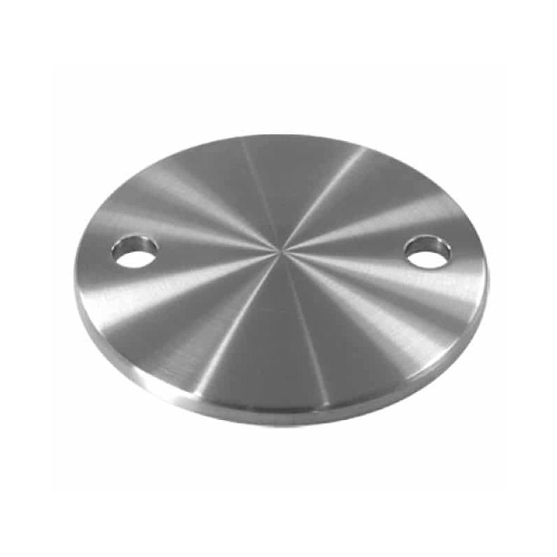 Ankerplaat Ø 120 x 6 mm RVS-304 mat geslepen