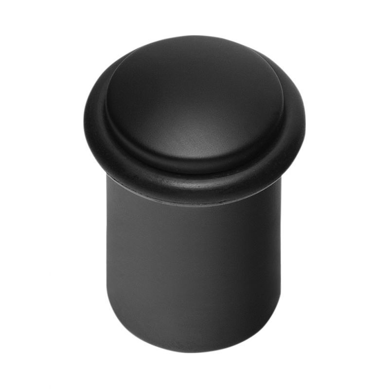 Deurstop BASICS LB25 vloer mat zwart RVS-304