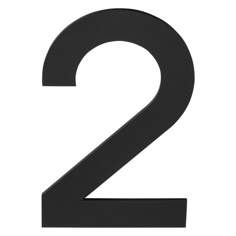 Huisnummer 2 SQUARE LSQHN150-2 150 mm met blinde bevestiging en ...