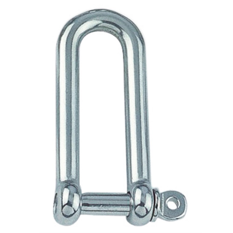 D-sluiting lang 8 mm RVS-316