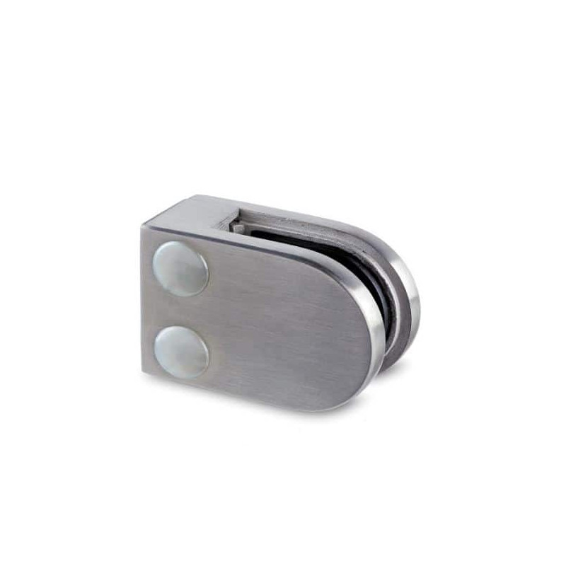 Glasklem vlak RVS-316 mat geslepen model 27 MINI