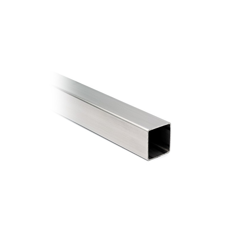 RVS koker 80 x 80 x 3 mm RVS-316L onbewerkt