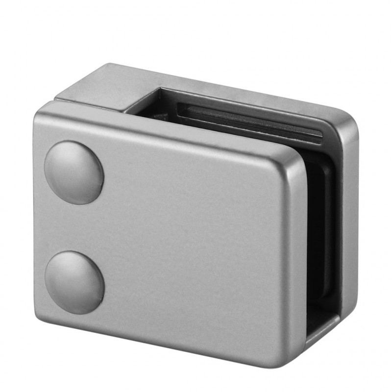 Glasklem vlak aluminium wit zijdeglans glad model 4200