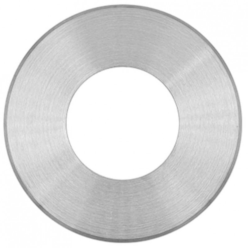 Schijf Ø 90 x 6 mm gat Ø 42,4 mm RVS-304 mat geslepen