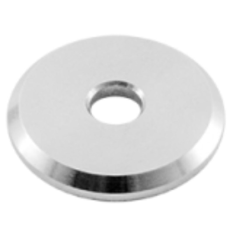 Schijf Ø 35 x 4 mm gat Ø 6,5 mm RVS-304 mat geslepen