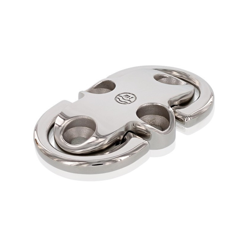Opvouwbaar padoog lengte 45 mm voor 4 schroeven RVS-316
