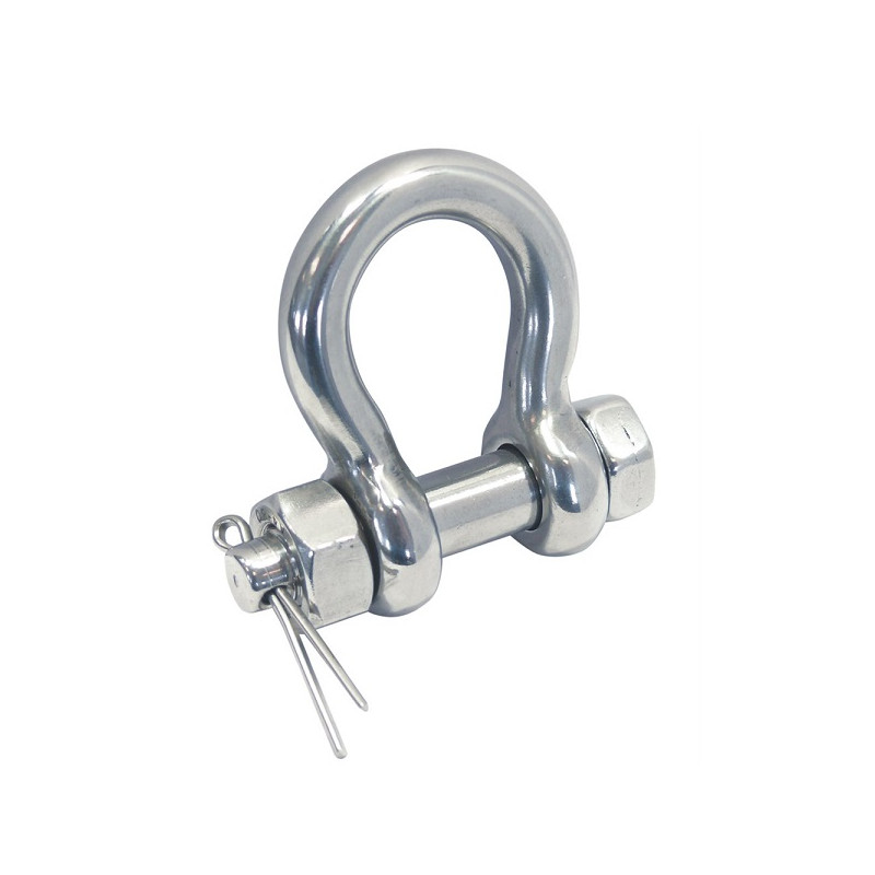 Harpsluiting met borgbout 25 mm RVS-316