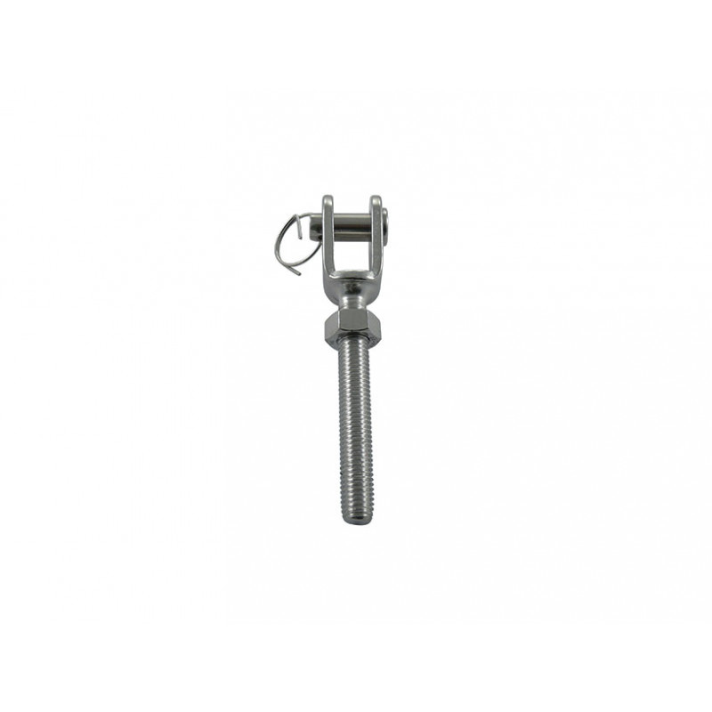 Gaffel met rechtse draadeind M12 RVS-316