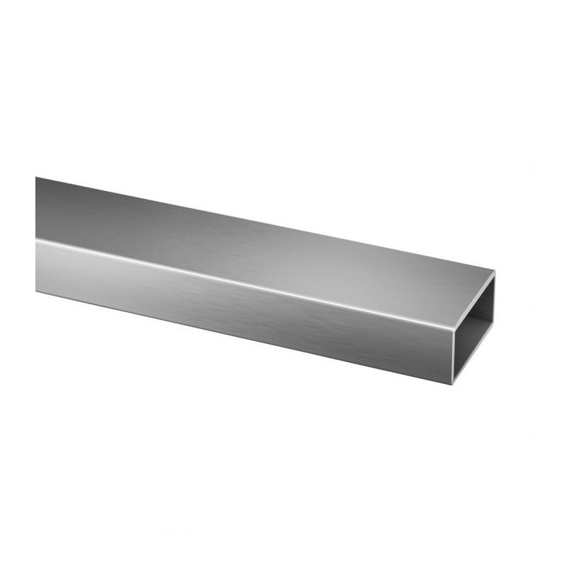 RVS koker 80 x 40 x 2,0 mm RVS-304 K320 geslepen