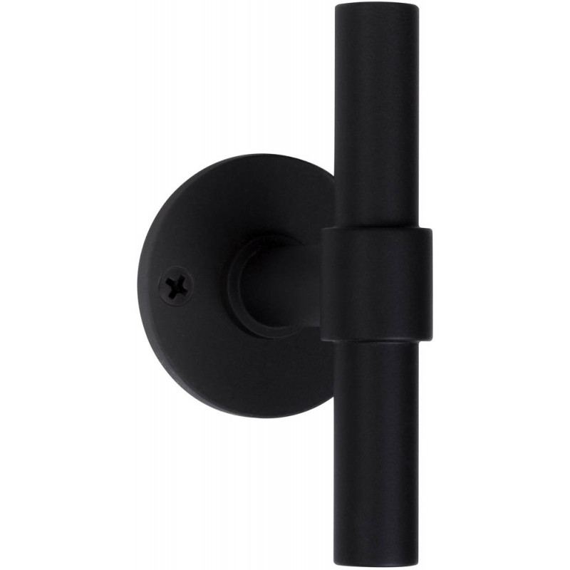 Knop Piet Boon ONE PBT15V/50 massief vast op rozet mat zwart RVS-304
