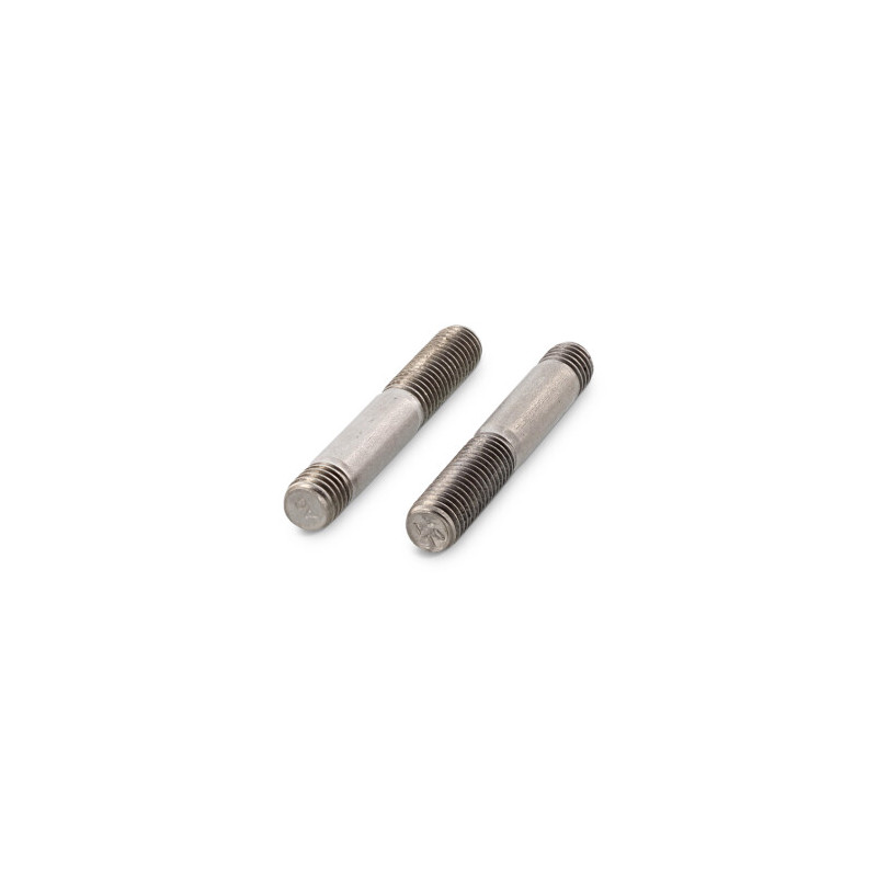 Tapeind 1d M5 x 40 mm DIN 938 RVS A4-50 (200 stuks)