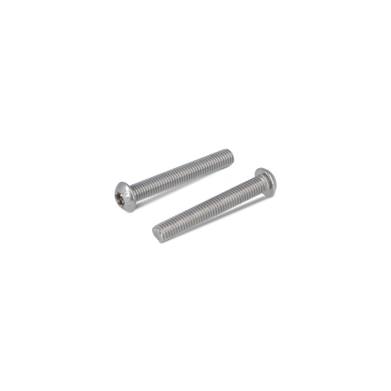 Platkopschroef M8 x 18/18 mm ISO 7380 RVS A2-50 TX40 (200 stuks)