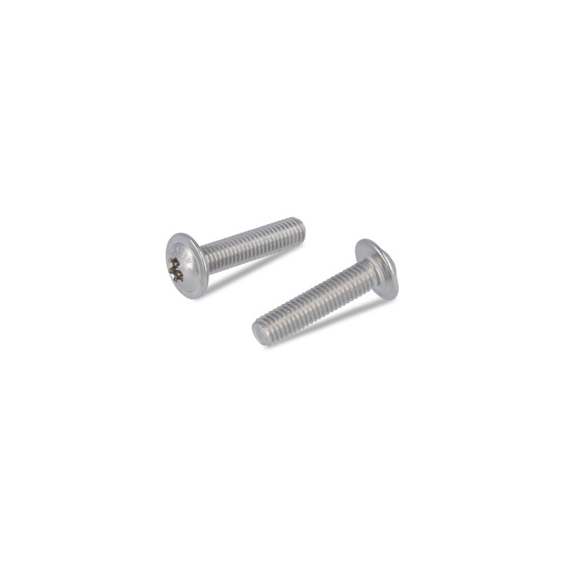 Platkopschroef M4 x 14/14 mm ISO 7380 RVS A4-50 TX20 (1000 stuks)