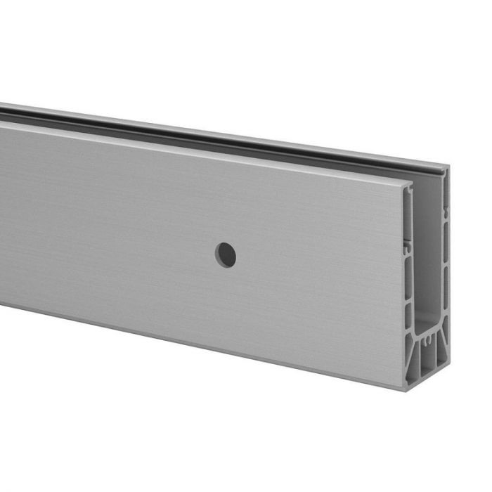 Easy Glass Smart vloerprofiel, zijmontage, 5000 mm, model 8230 ...