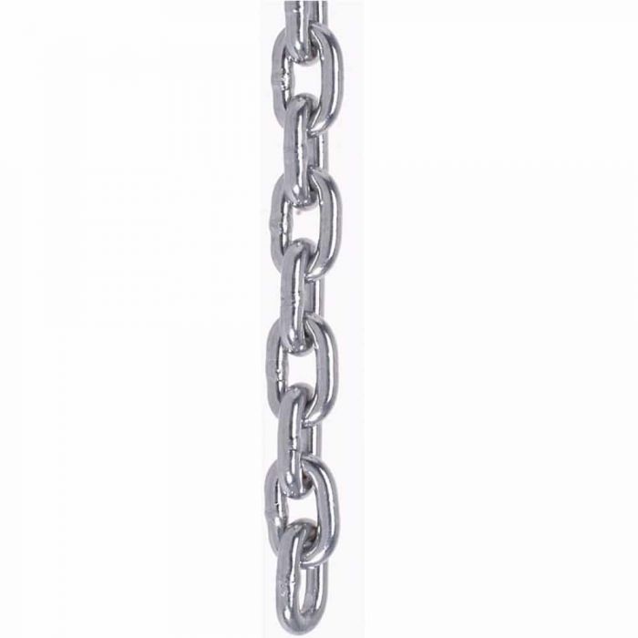 Ketting 8 mm kortschalmig DIN 766 per 100 meter RVS-304 (A2)