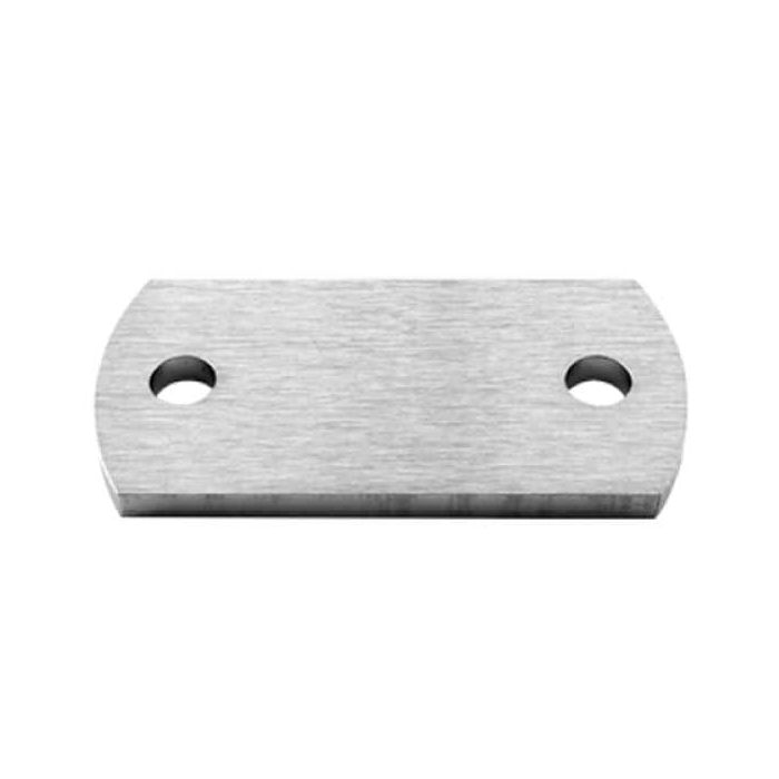 Ankerplaat 100 x 50 x 6 mm RVS-304 mat geslepen